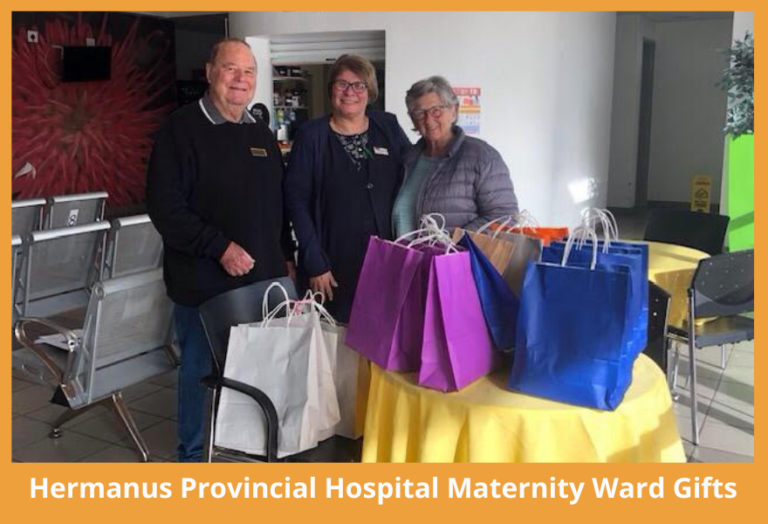 Hermanus Provincial Hospital Maternity Ward Gifts – Rotary Club of Hermanus